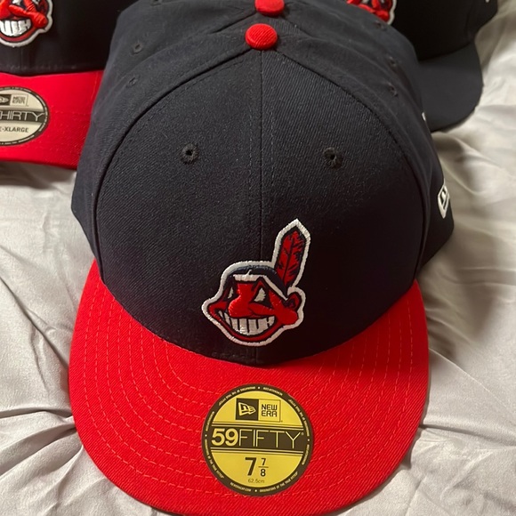 New Era | Accessories | Vintage Throwback Cleveland Indians Chief Wahoo ...